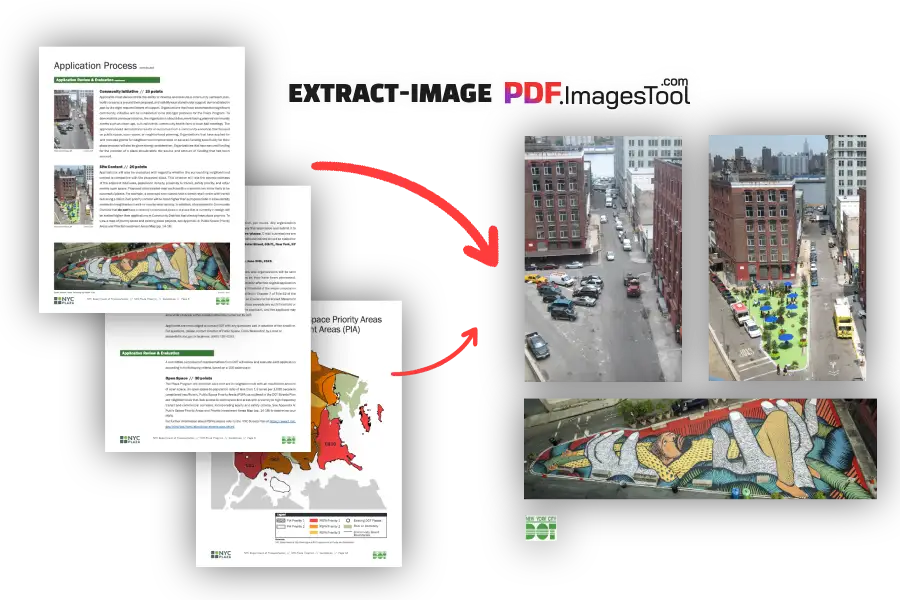 Extract Images from PDF ｜ Free Online